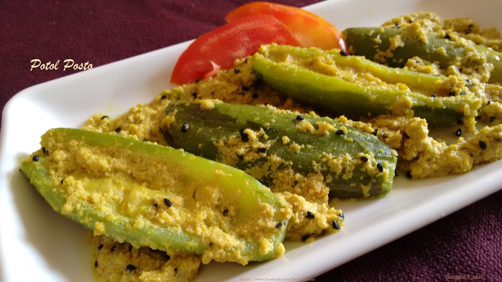 Bengali Kadai: Potol Posto ( parwal khasKhas / pointed-gourd with Poppy ...