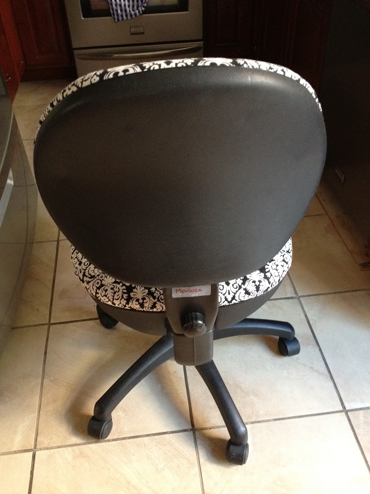 Just Me Being Crafty: Upcycled Office Chair