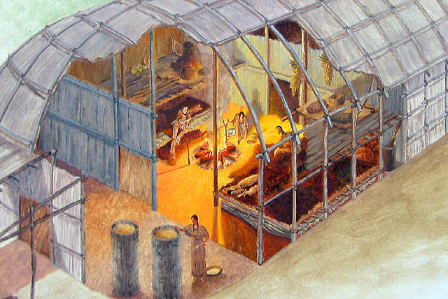 Heroes, Heroines, and History: THE INTERIOR OF THE IROQUOIS LONGHOUSE ...