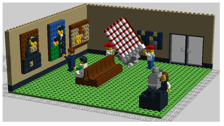 One Brick at a Time: Art Museum of Lego- Famous Art
