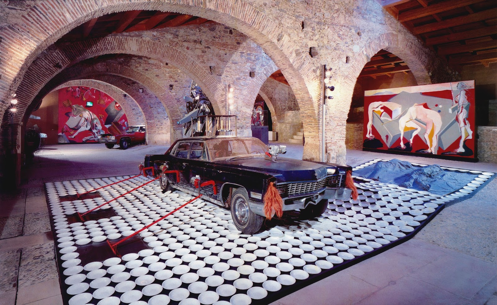 Environments, Installationen und Skulpturen von Wolf Vostell (Auswahl): Wolf Vostell, Auto ...