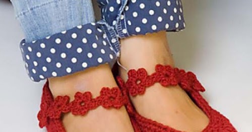 Beautiful Skills - Crochet Knitting Quilting : Room Shoes - Free Pattern
