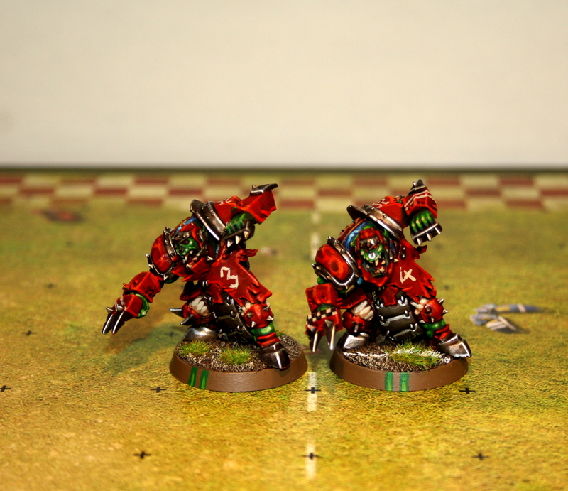 The Art of War: Blood Bowl: New Orcs in Gouged Eye Colors