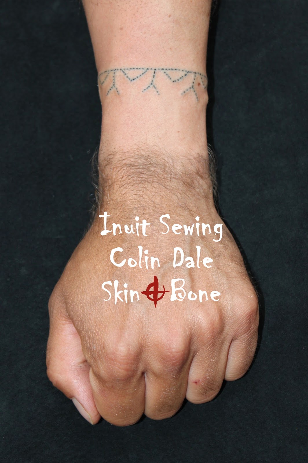 Colin Dale - An Inuit design sewn into the skin. Done on Borre ...