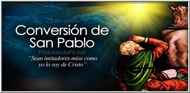 25.-Conversión de San Pablo. - SANTORAL