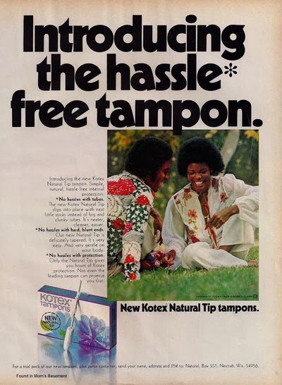 Period Fairy: Throwback Thursday: Vintage Pads and Tampons Ads