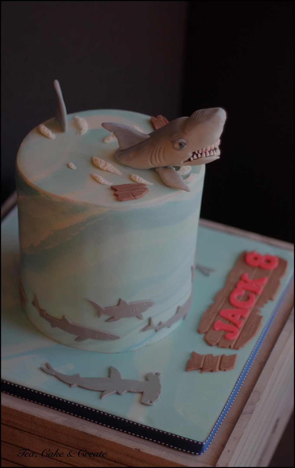 Tea, Cake & Create: Shark-Themed Birthday Cake