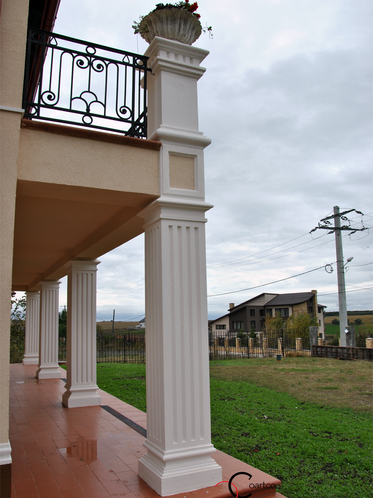 Coloane Decorative Polistiren - Fatade Case cu Tarasa | Profile ...