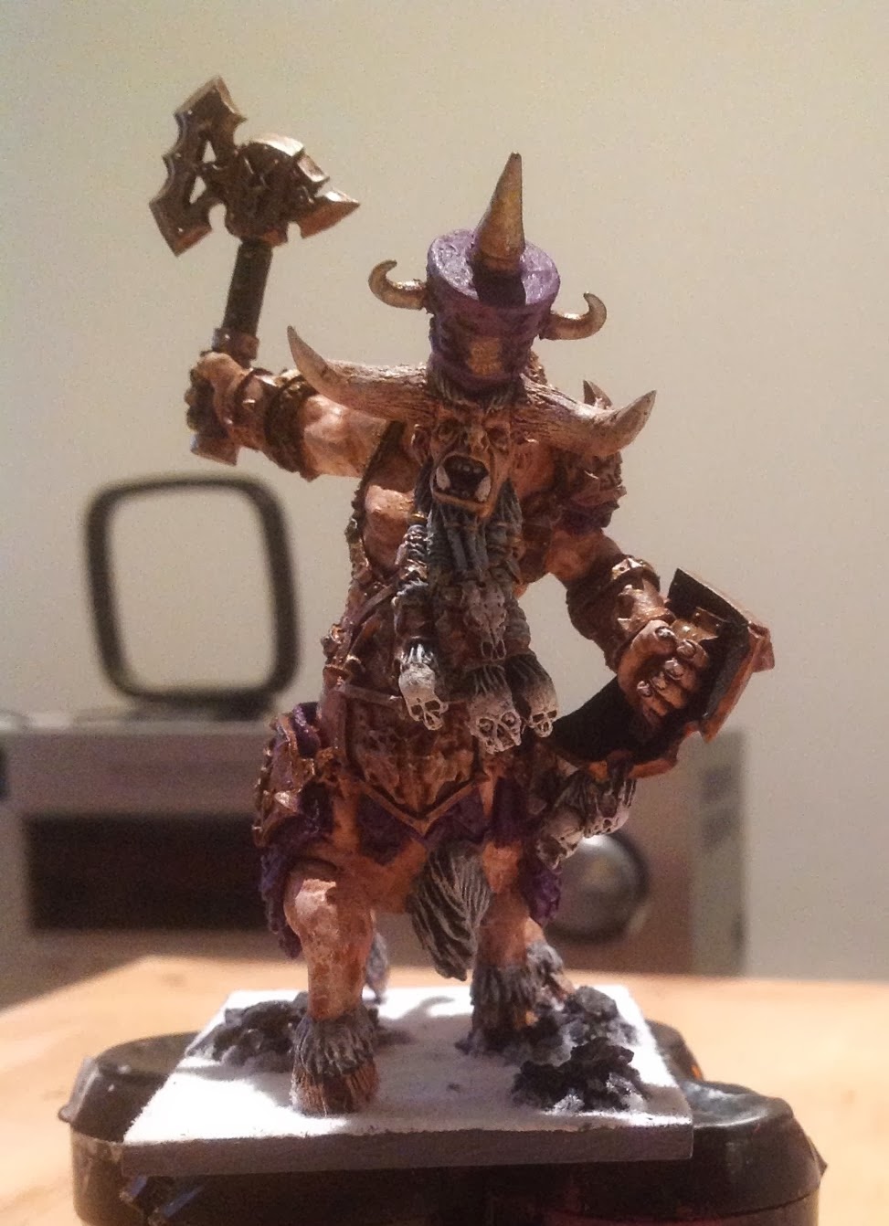 Ironhaiden666: Finished bull centaur Taur'ruk