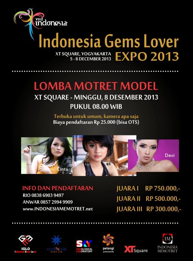 Lomba Motret Model - Indonesia Gems Lover Expo - Yogyakarta 08 Desember ...