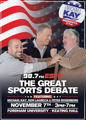 Media Confidential: NYC Radio: WEPN To Stage The Great Sports Debate