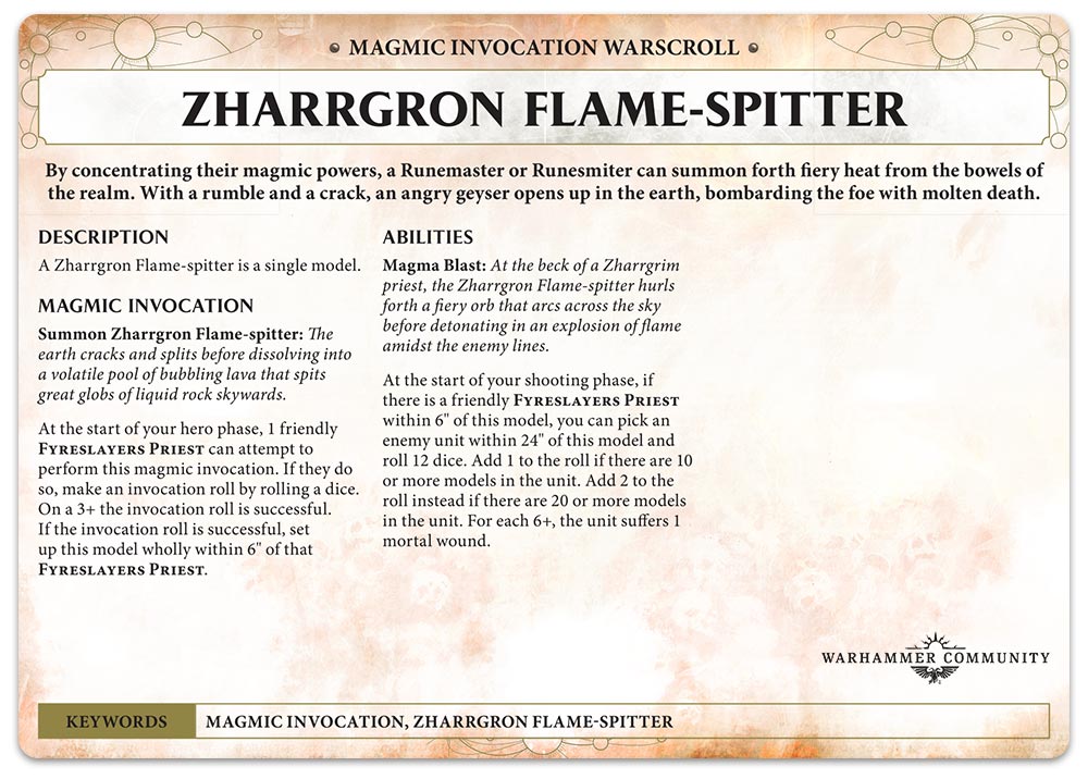 Magmic Invocations.....Fyreslayer Endless Spell Previews - Faeit 212