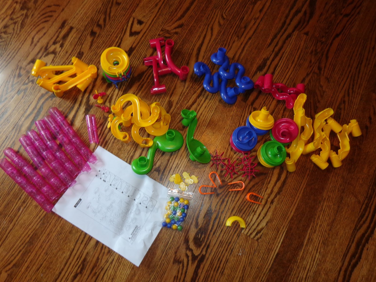 Trying To Go Green: Mega Fun Marble Fun Run 105pc Set