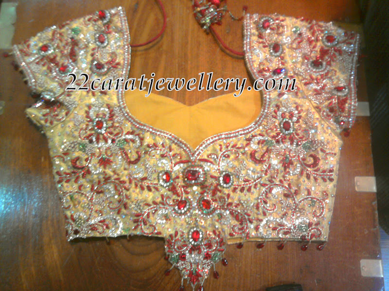 Kundan Work Blouses - Saree Blouse Patterns