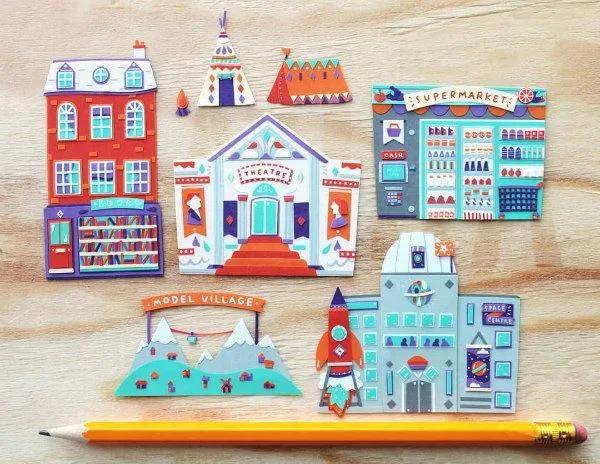 Delightfully Tiny Paper Cuttings by Laura K. Sayers
