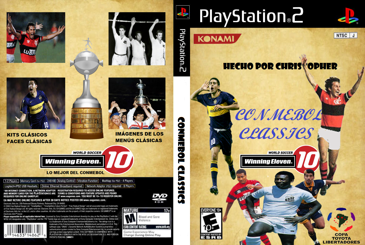 Museu dos Patches PS2: WE10 - CONMEBOL Classics