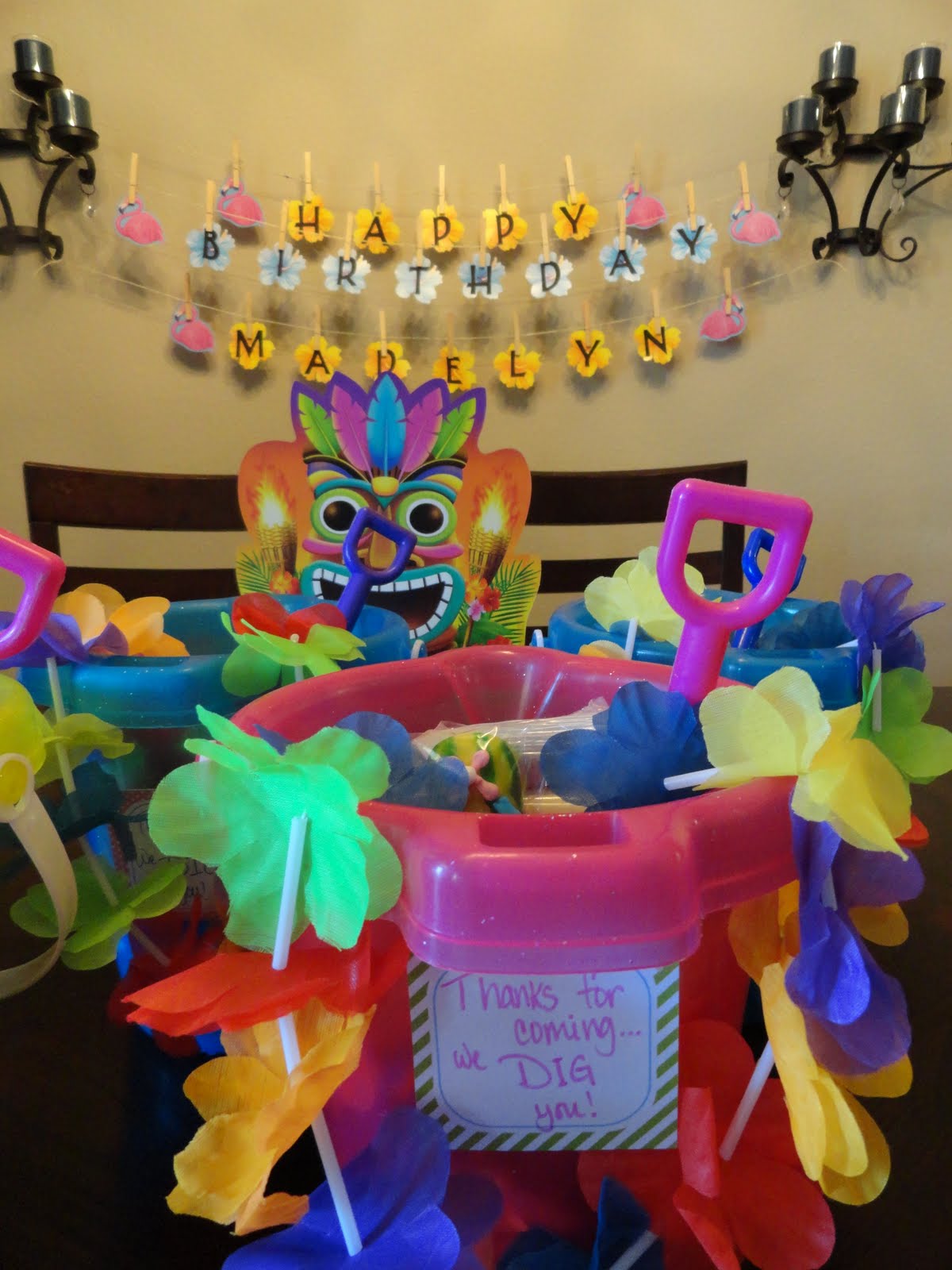 So I Saw This Tutorial ...: A Tiki Pool Party