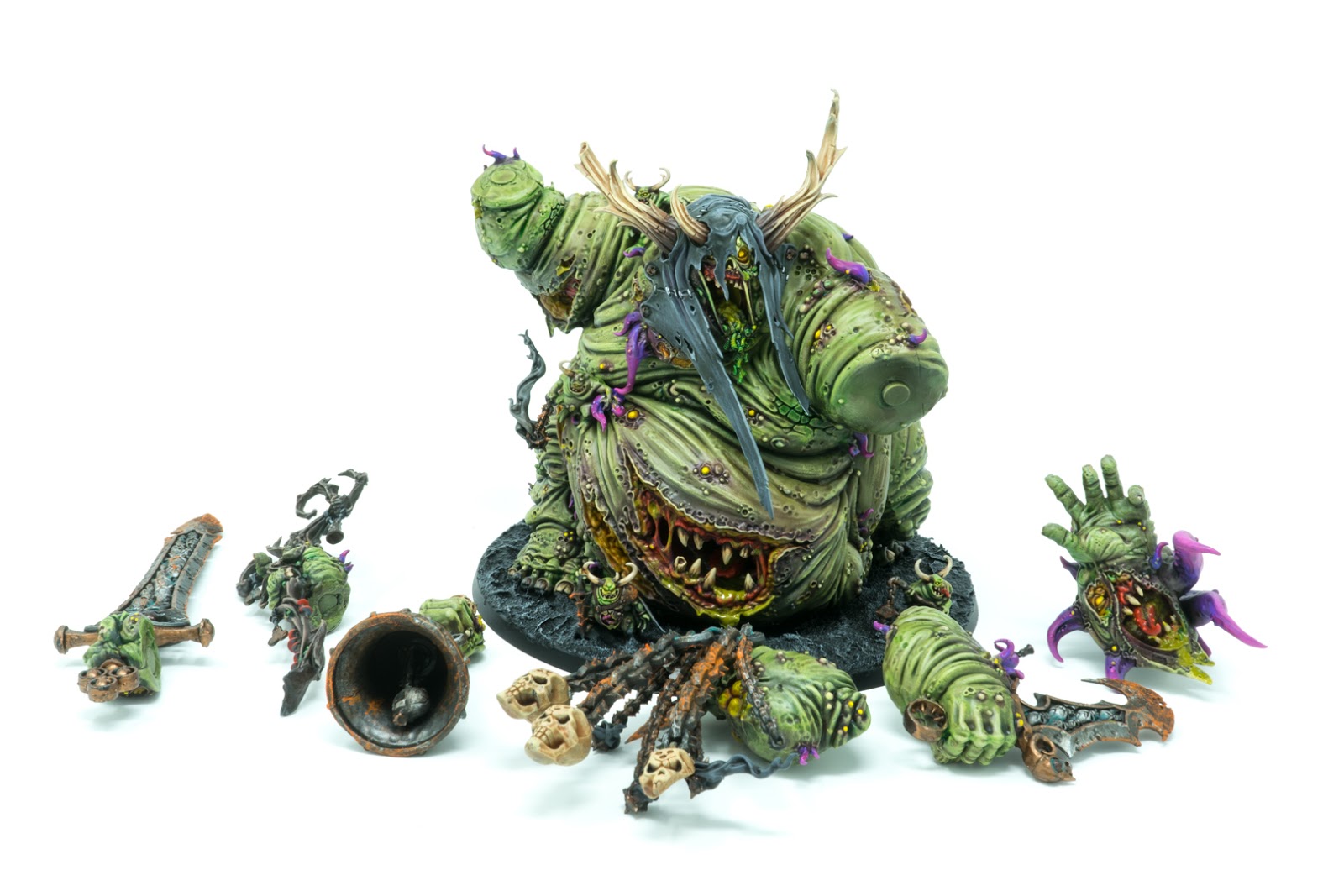 Showcase: Great Unclean Ones of Nurgle – Trio of Rot by Silvernome ...