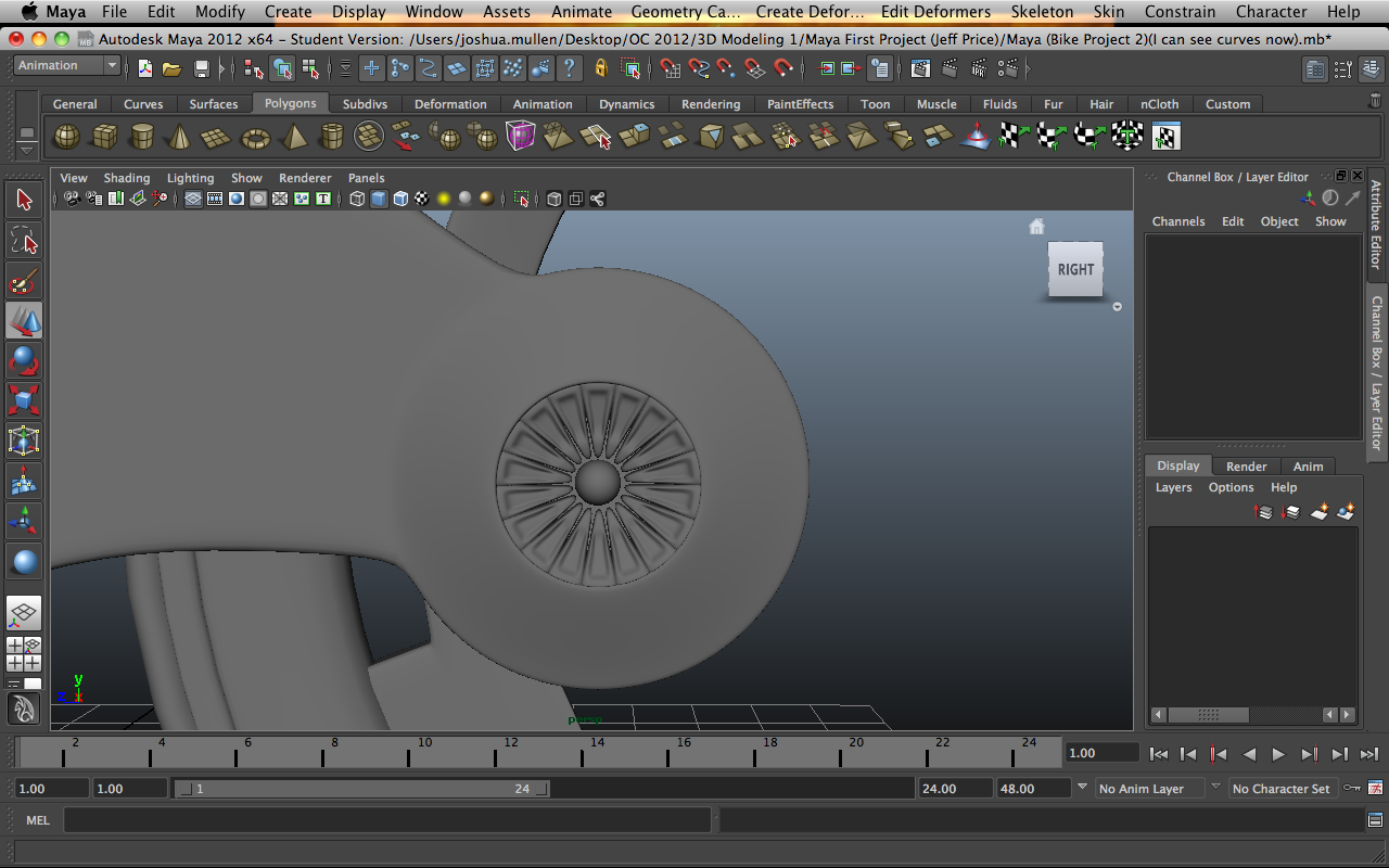 3D Modeling 1: Project 1: Learning How To Use The Maya Program