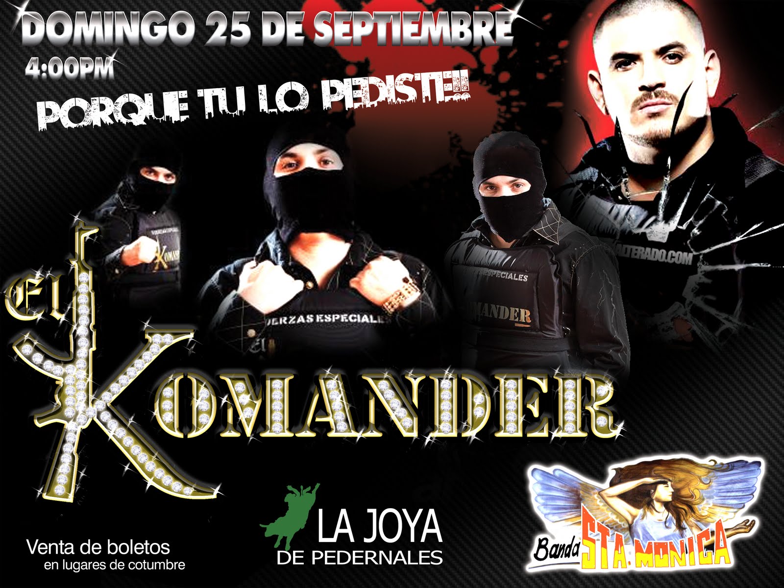 LOGOS EN VINIL: el komander en pederenales