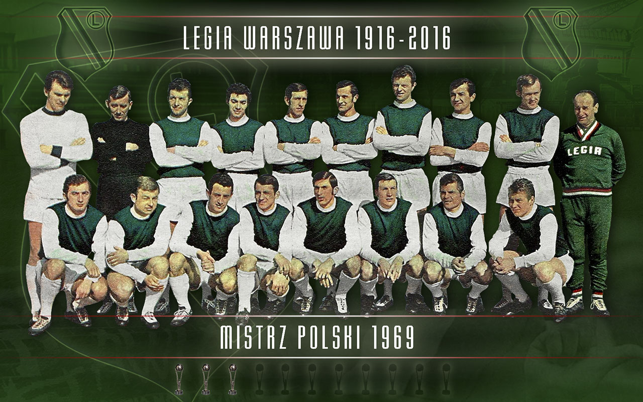 FotoGrafika Legia Warszawa 1916-2016: MISTRZOSTWO POLSKI 1969