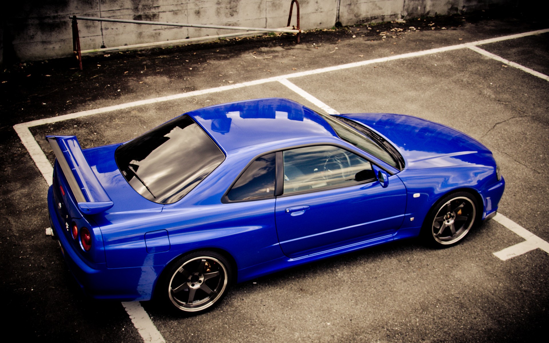 Nissan Skyline R34 GT-R Azul - Fondos de Pantalla HD - Wallpapers HD