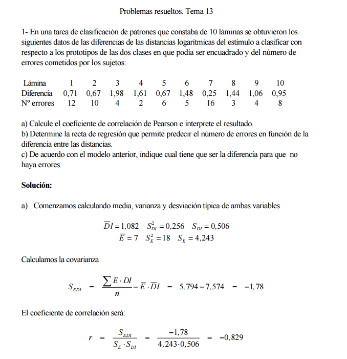 ESTADÍSTICA: COEFICIENTE DE CORRELACIÓN DE PEARSON