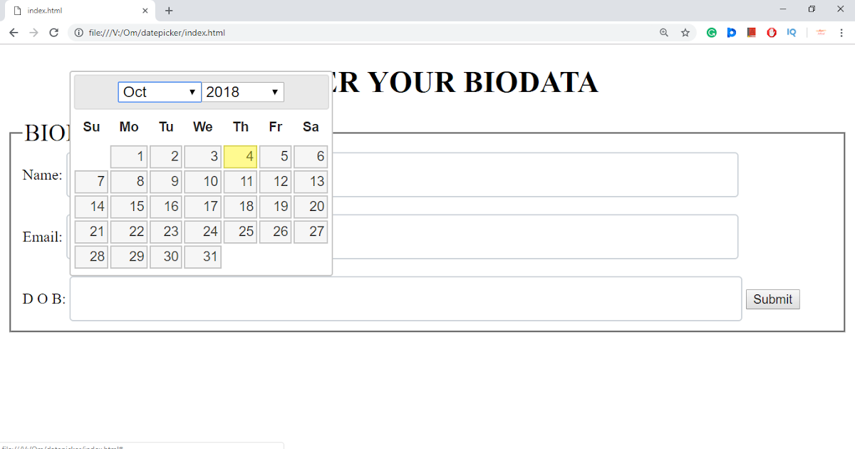 Datepickers in jQueryUI - ThapaTechnical