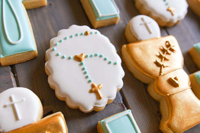 First Communion Cookie Set for Tony | Bake at 350°