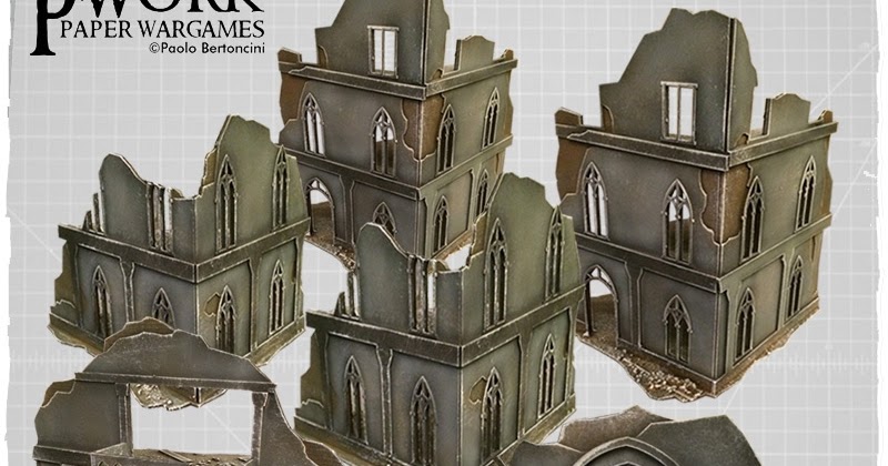 Tabletop Fix: Pwork Wargames - New MDF Terrain