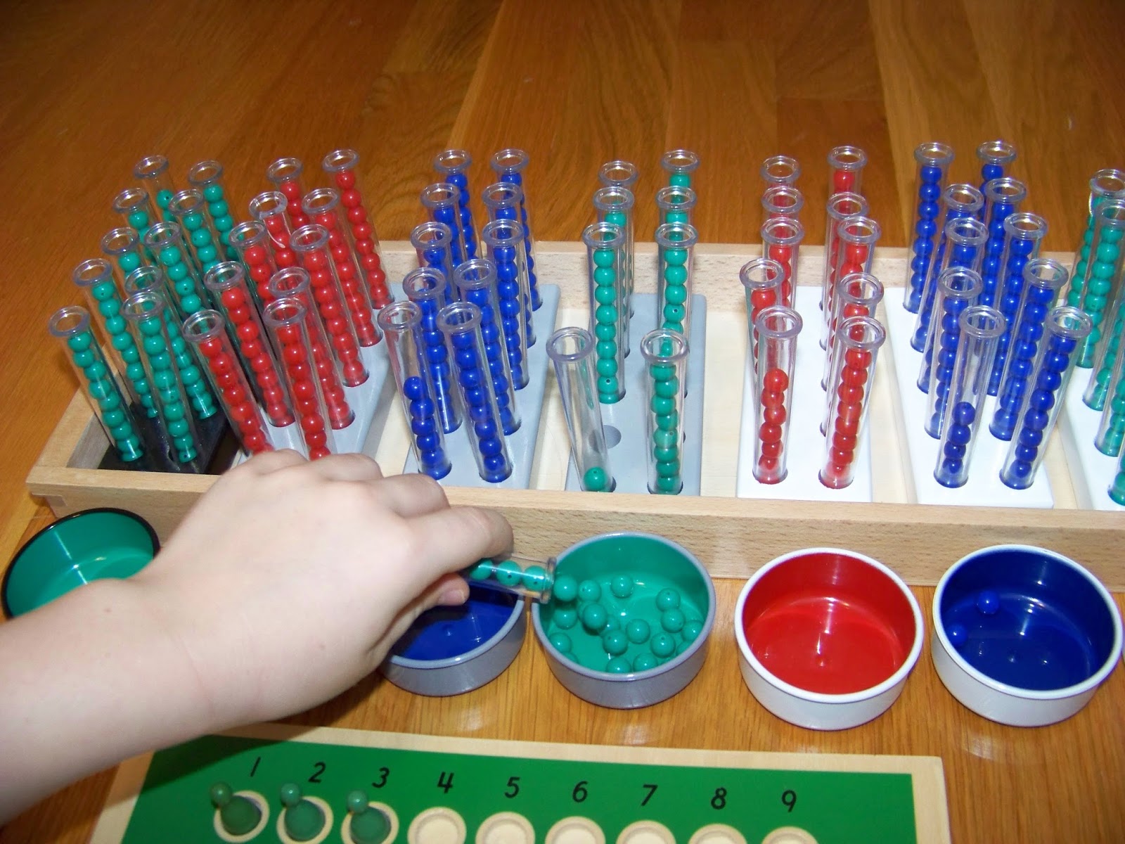 George Family - Montessori At Home: Montessori Long Division (aka Test ...