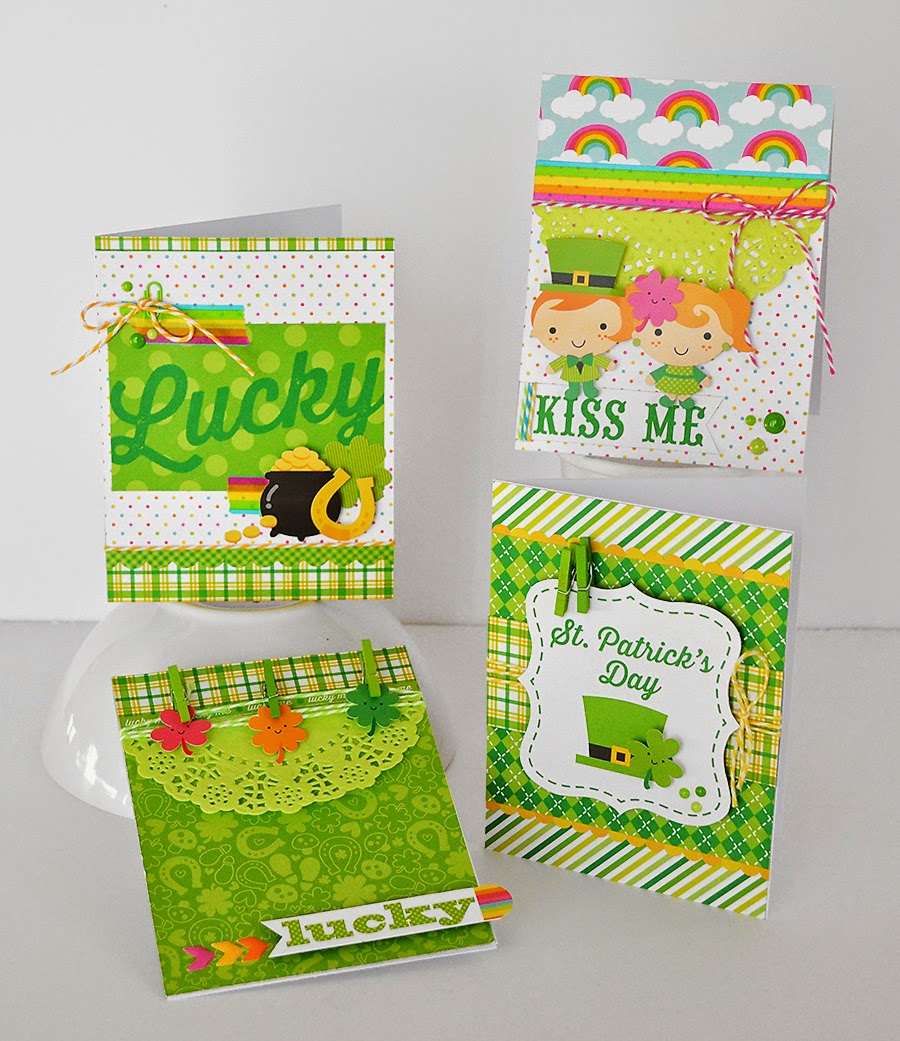Doodlebug Design Inc Blog: Happy Go Lucky Card Set by Wendy Sue