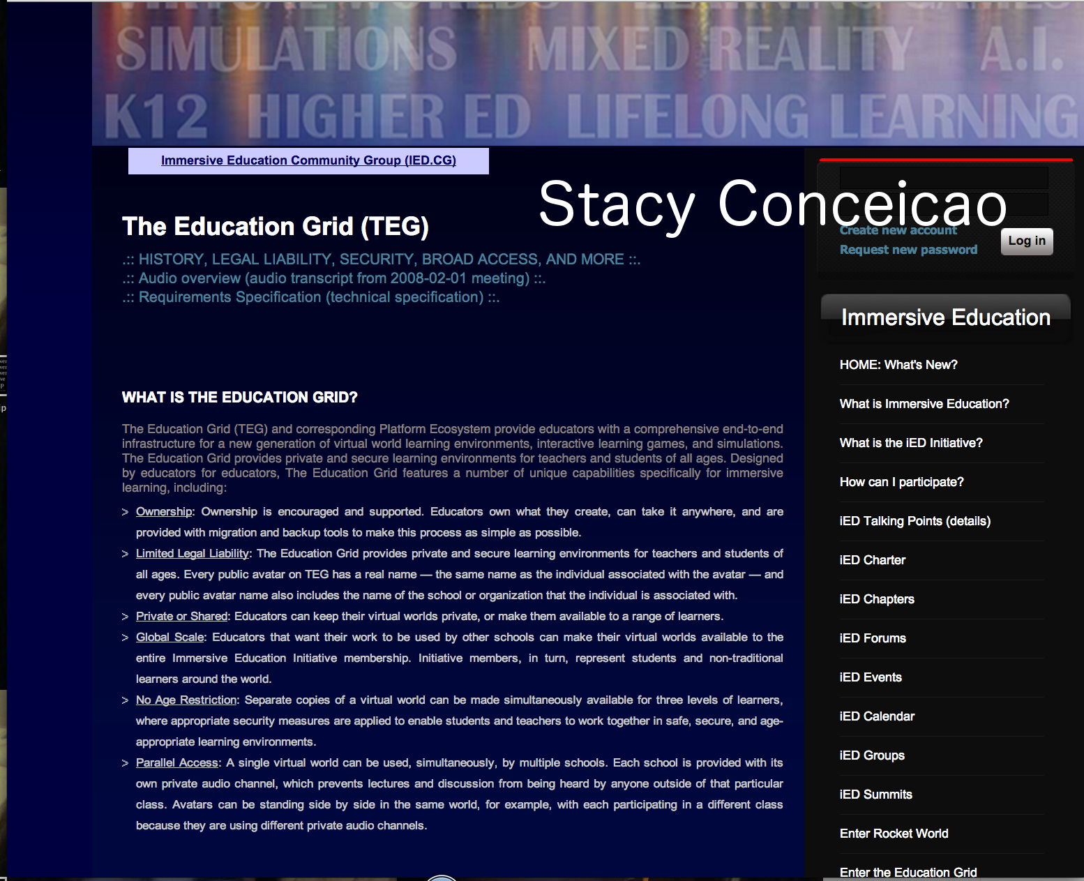 Stacy's Blog: Class 10:Education Grid