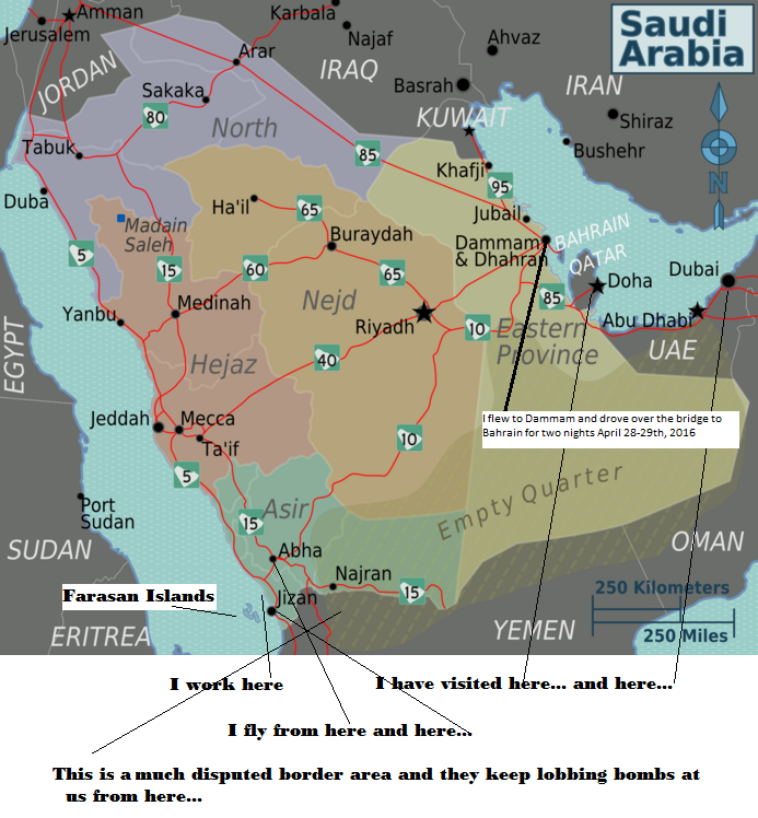 Kootenayman: April 2016 - Caribbean, Saudi Arabia and Bahrain