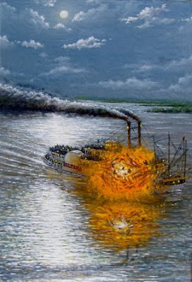 MR. HALL'S AMERICAN HISTORY CLASS: Explosion of the Steamboat Sultana
