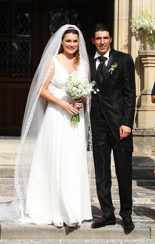 Alena Seredova and Gigi Buffon - Red Carpet Wedding