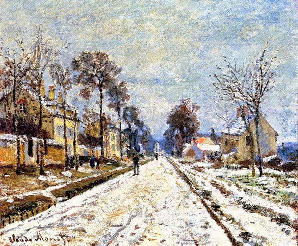 Claude Monet ~ Snow Effect | Winter landscapes | Tutt'Art@ | Pittura ...