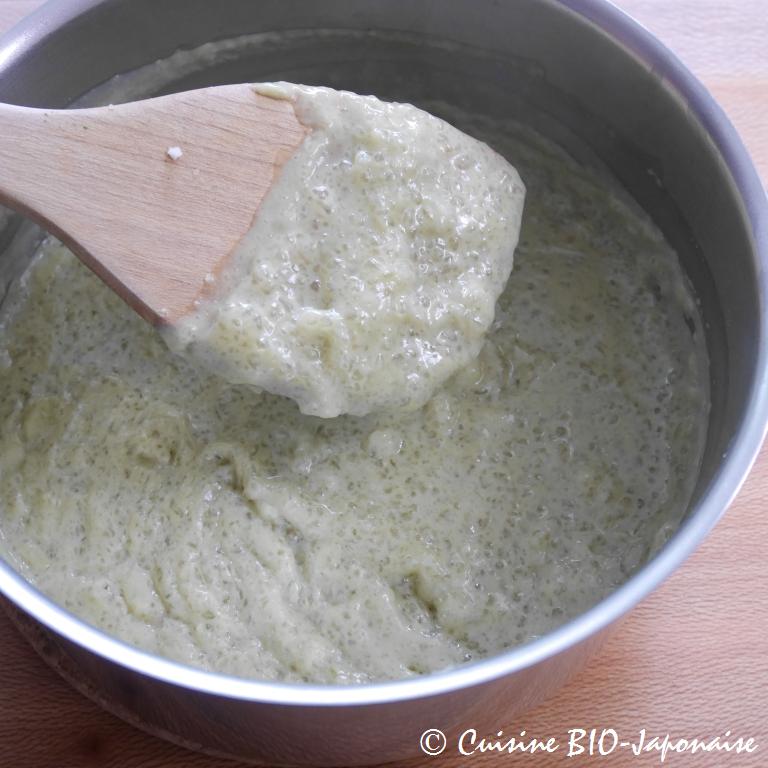 Cuisine BIO-Japonaise: Matcha pudding au tapioca