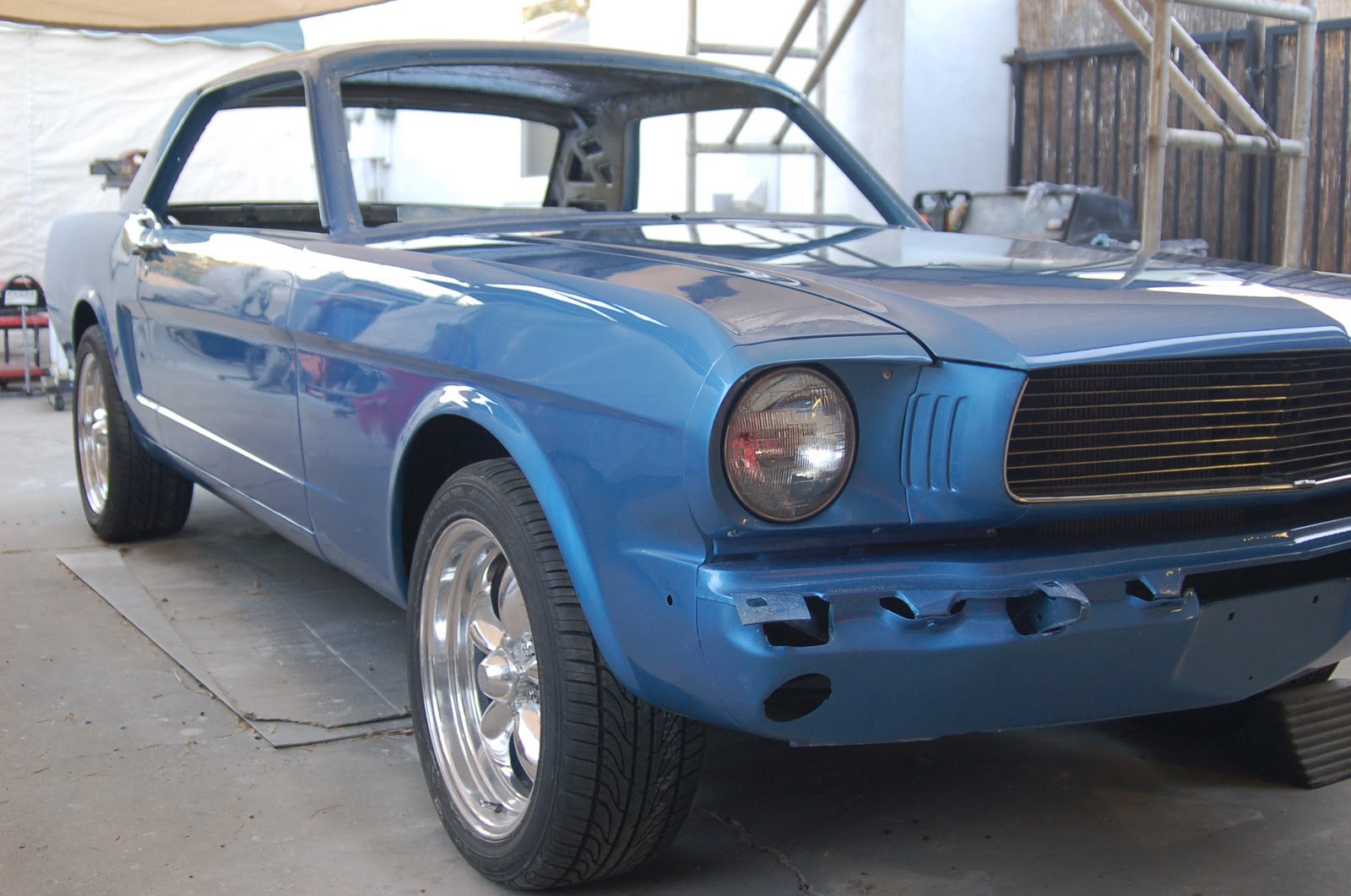 LeLu's 66 Mustang: Putting the Front End Together