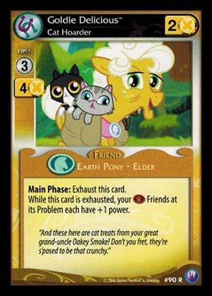 MLP Goldie Delicious, Cat Hoarder CCG Cards | MLP Merch
