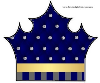 Golden Crown in Blue and Diamonds: Wedding Free Printable Candy Bar ...