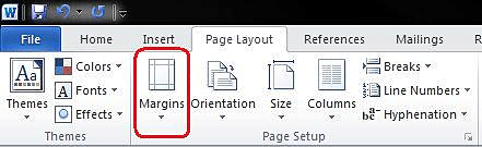 How to set margins in word 2010 - vsereport