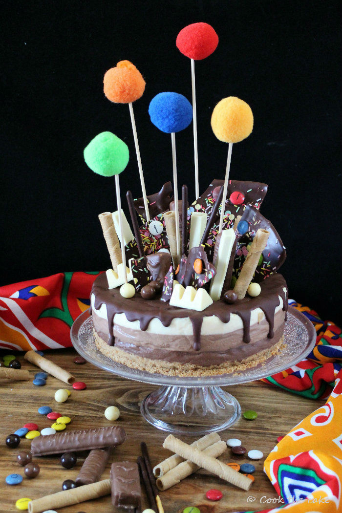 Drip cake tres chocolates - Cook the cake