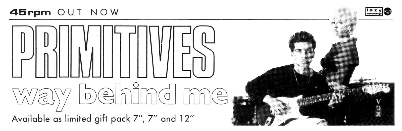 Lansure's Music Paraphernalia: THE PRIMITIVES | TRACY CATTELL | Press Kits