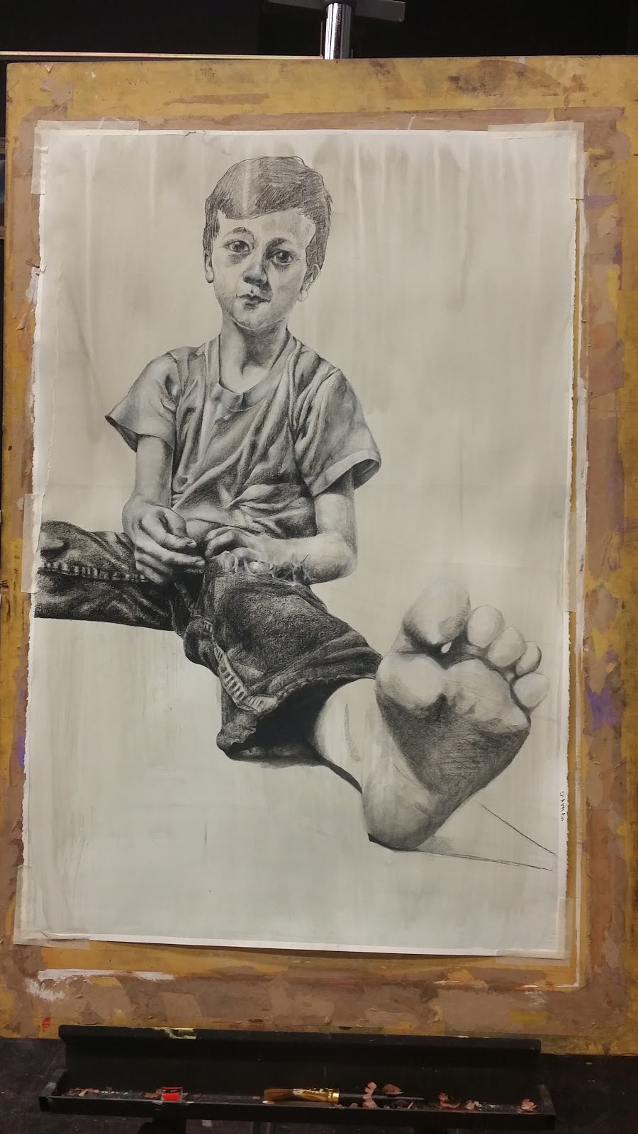 Figure Drawing: Step by step progress on Final