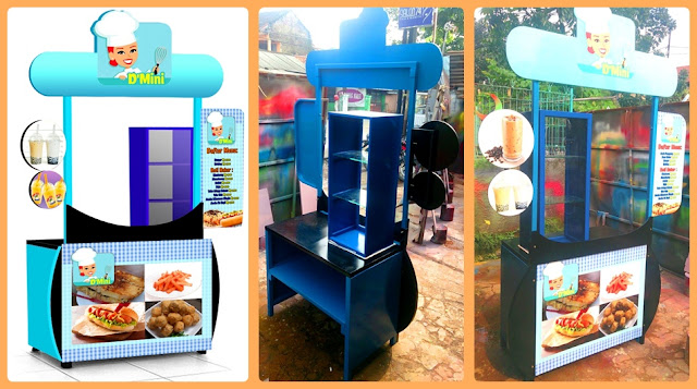 Booth Portable Aneka Makanan dan Minuman D'Mini Rp 2.900.000 | Portable ...