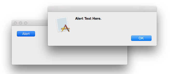 Interpreted Keystrokes Alert Messages With Swift