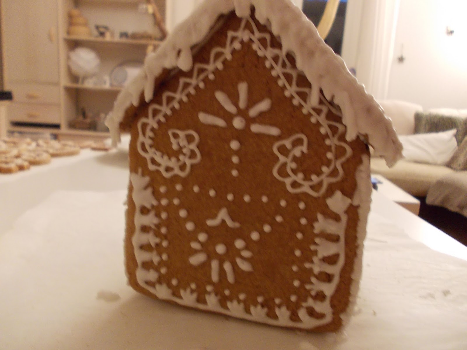 Chachou à la crème: Maison de Noël en pain d'épices