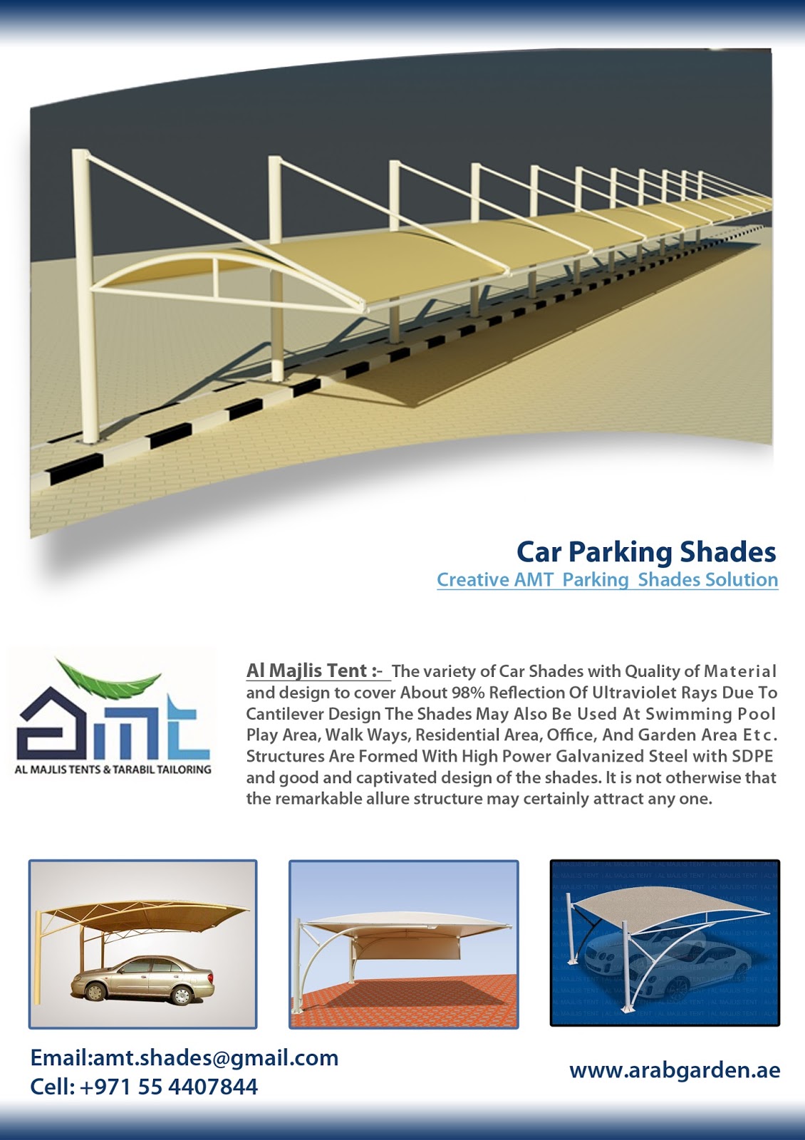 Modern Car Shades , Smart car Parking Shades, Royal Car Parking Shades ...