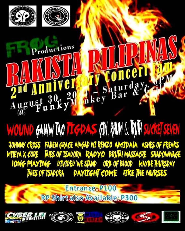 Rakista Pilipinas announces 2nd Anniversary full Details | TheRockMetalNews